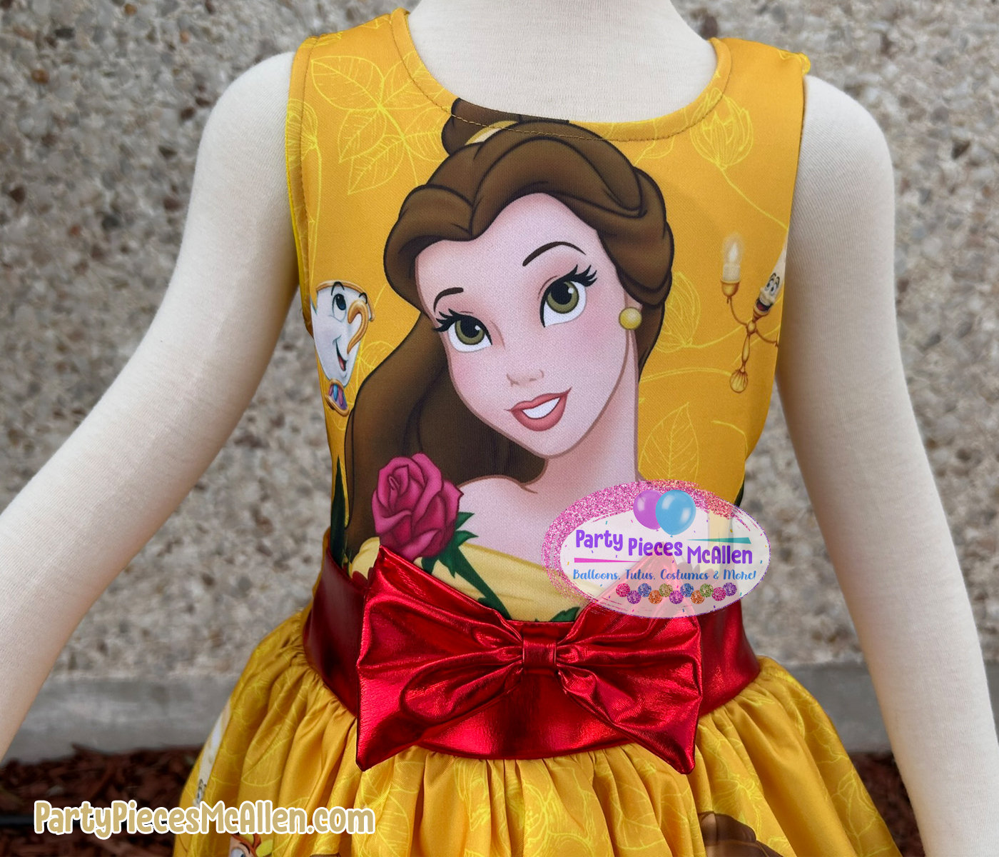 Princess Belle Dress, Belle Dress, Princess Belle Birthday Dress ...