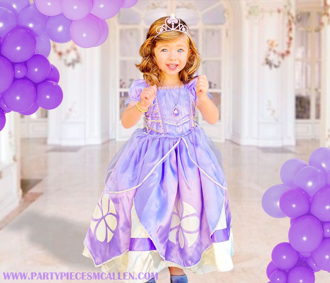 Girls Lilac Princess Dress, Girls Lilac Glitter Gown, Girls Pageant ...