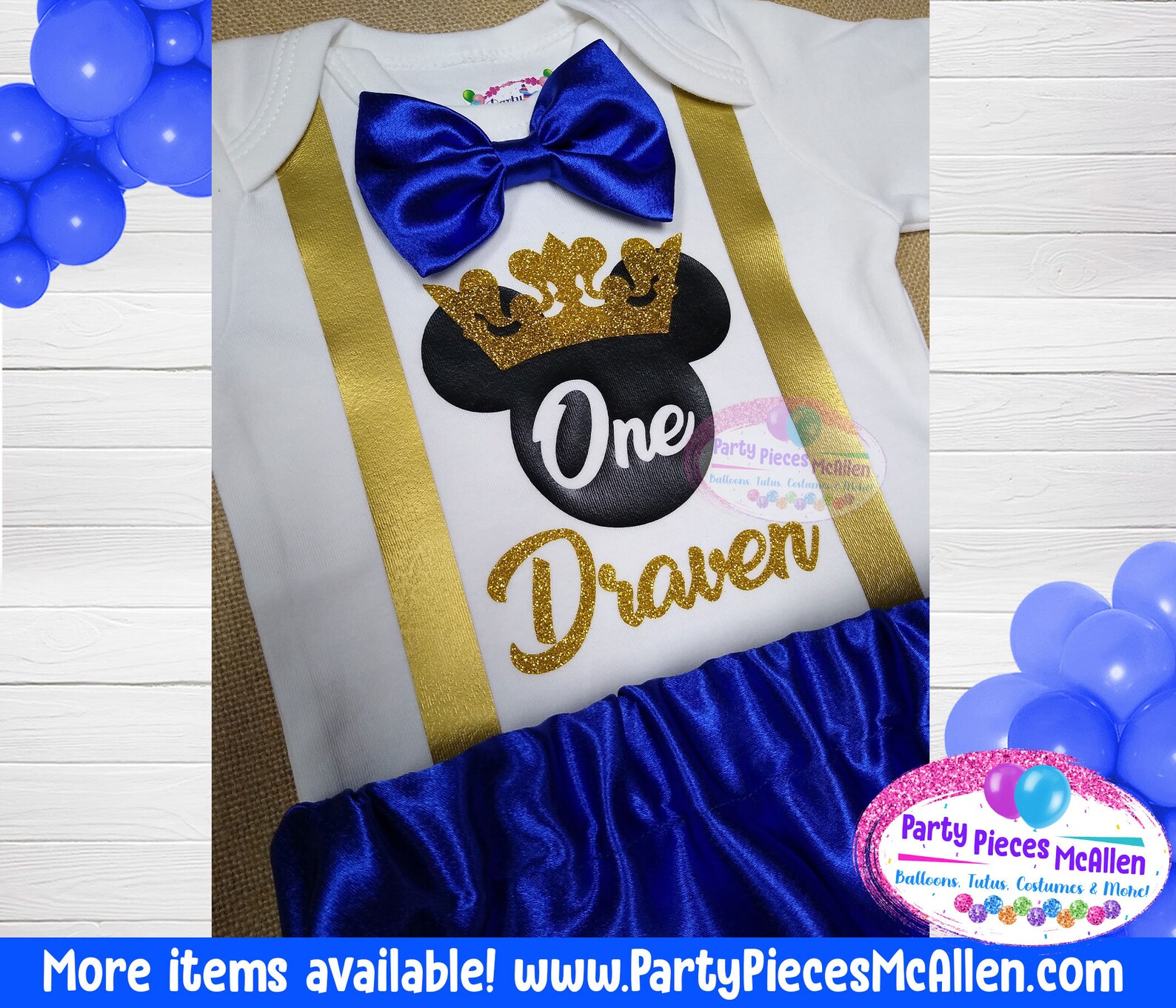 Mickey Birthday Outfit, Royal Mouse Birthday Outfit, Royal Mickey Cake ...