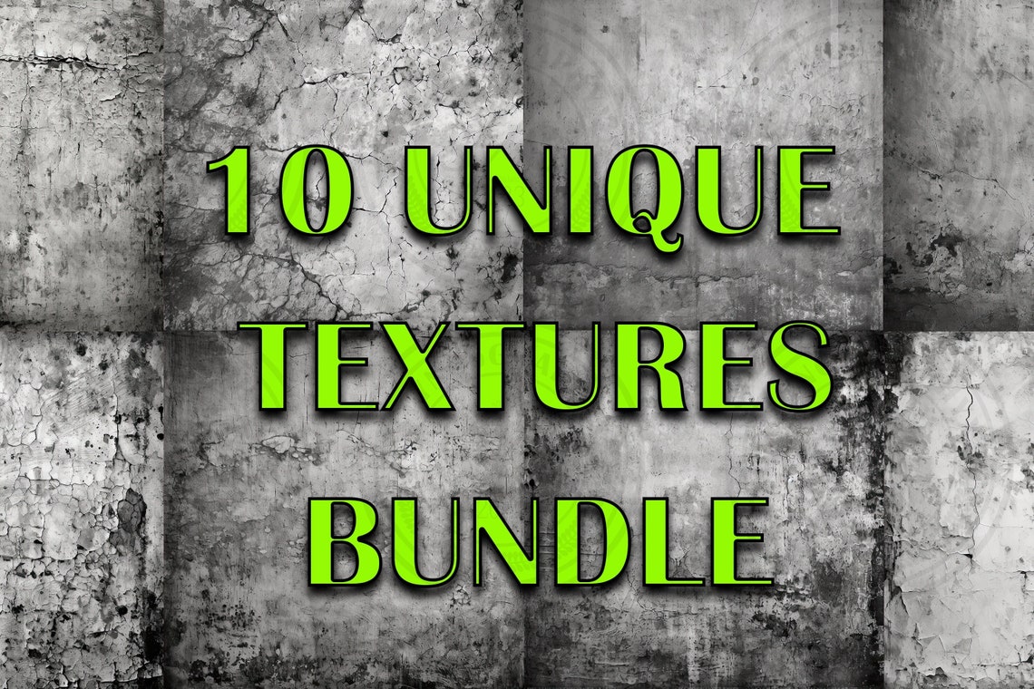 10 Unique Textures Bundle Digital Download Png Files Overlay Background ...