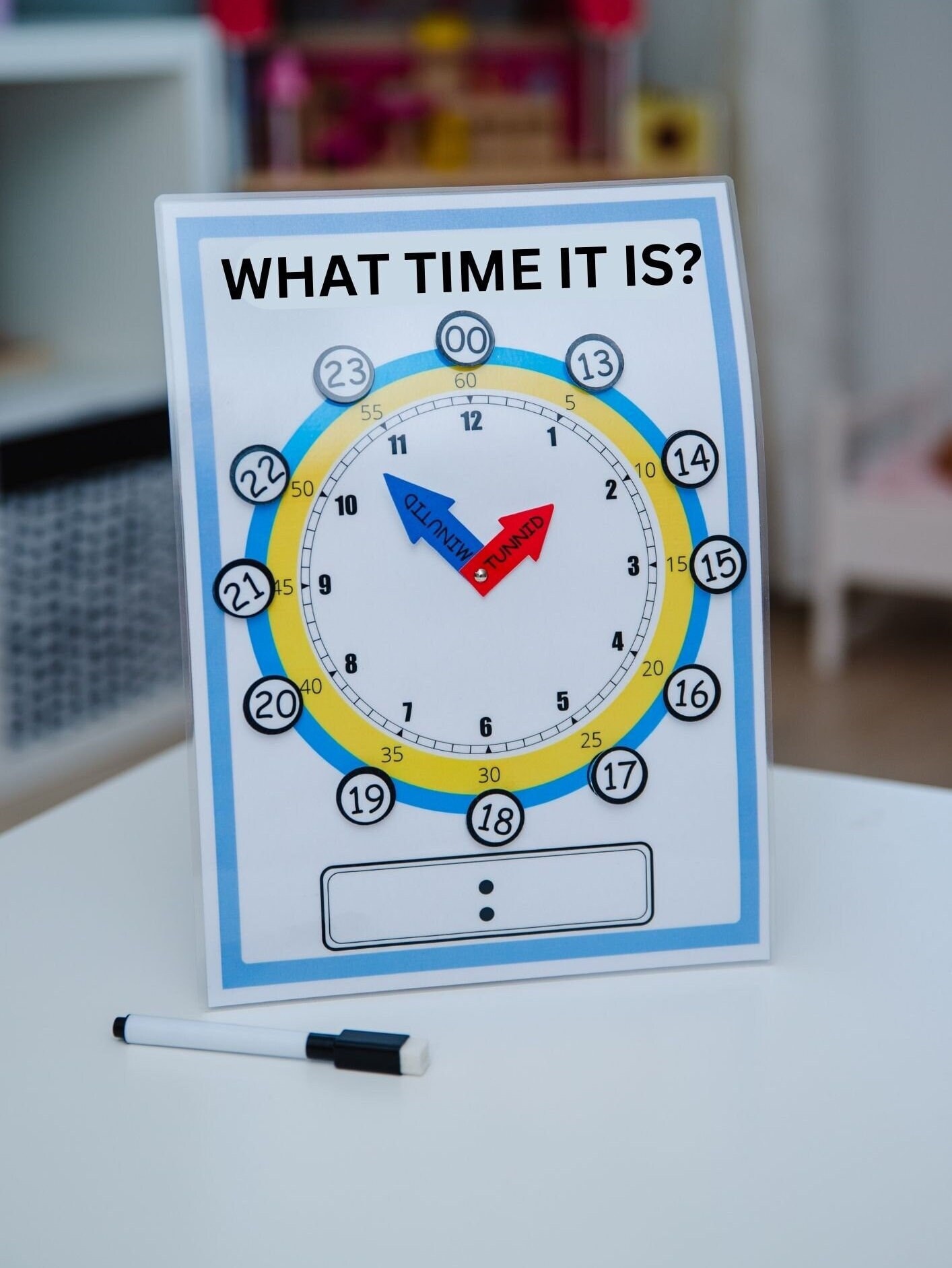 Printable Clock for Kids, PDF, Educational Activities Toddler ...