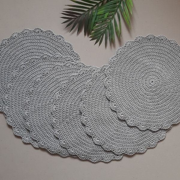 Crocheted Place Mat - Etsy