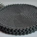 Crochet Table Mat Crochet Round Placemat Set of 6 - Etsy
