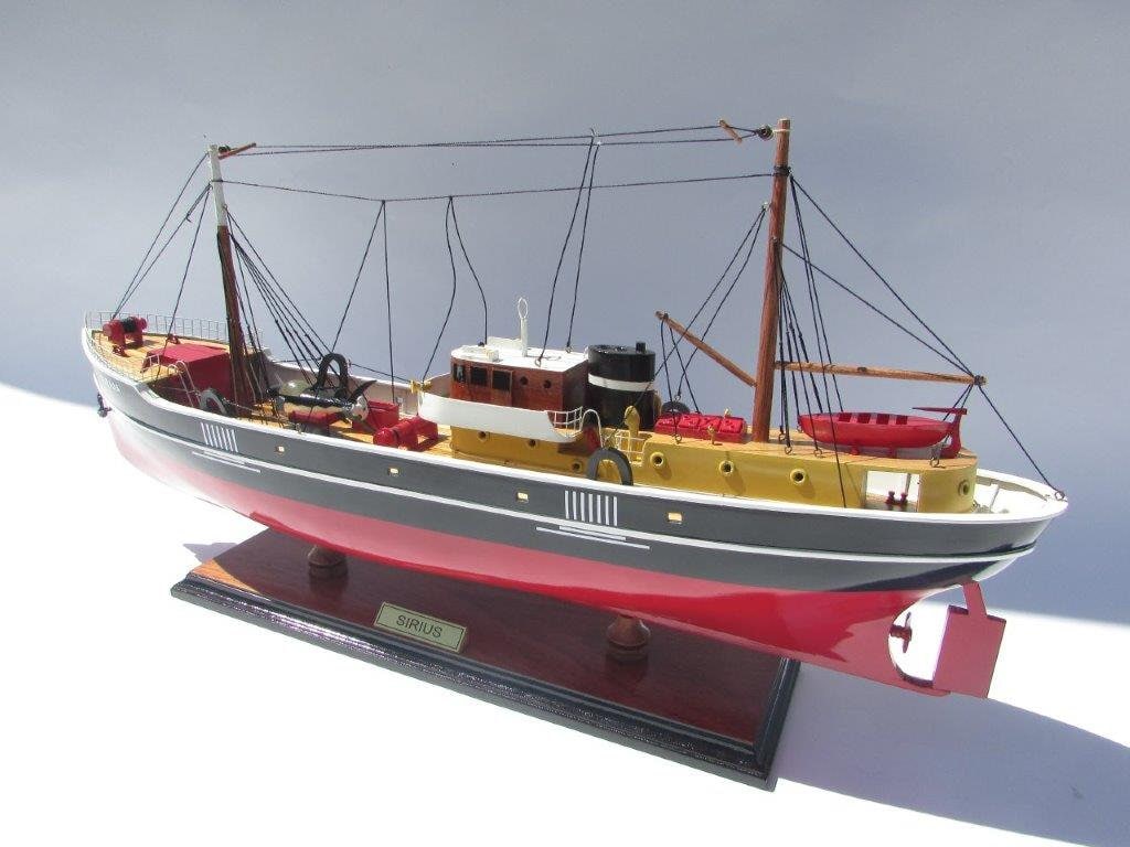 Wooden Ship Model - LE SIRIUS - TINTIN - Length: 63 Cm - Etsy