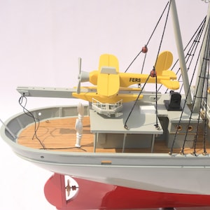 Wooden Ship Model - L'AURORE - TINTIN Length: 60 Cm - Etsy