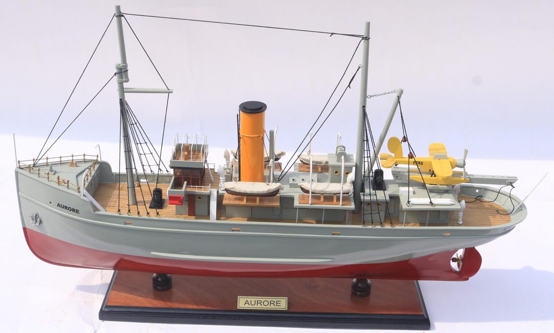 Wooden Ship Model - L'AURORE - TINTIN Length: 60 Cm - Etsy