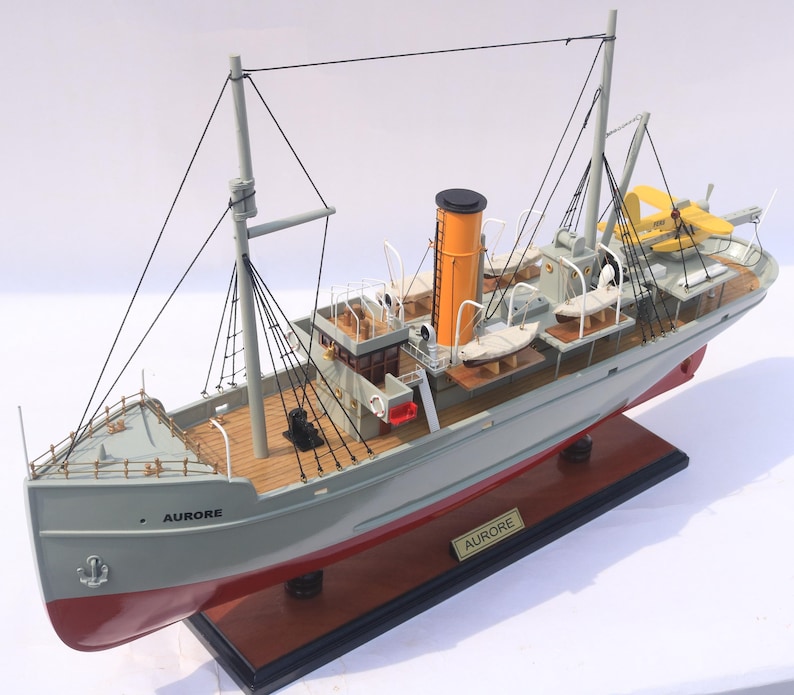 Wooden Ship Model - L'AURORE - TINTIN Length: 60 Cm - Etsy