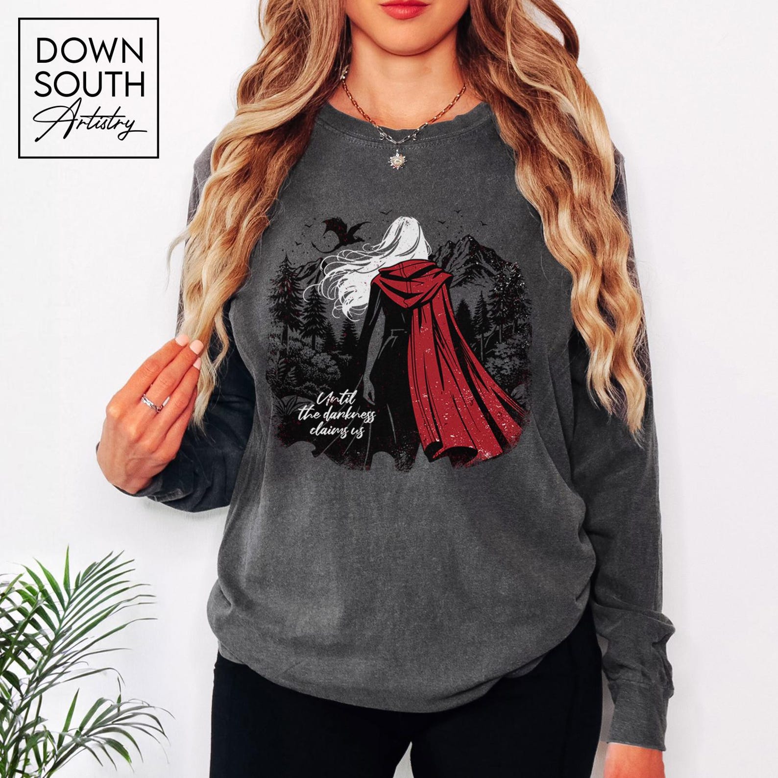 Manon Blackbeak Long Sleeve Comfort Colors Shirt - TOG Reader Top, the ...