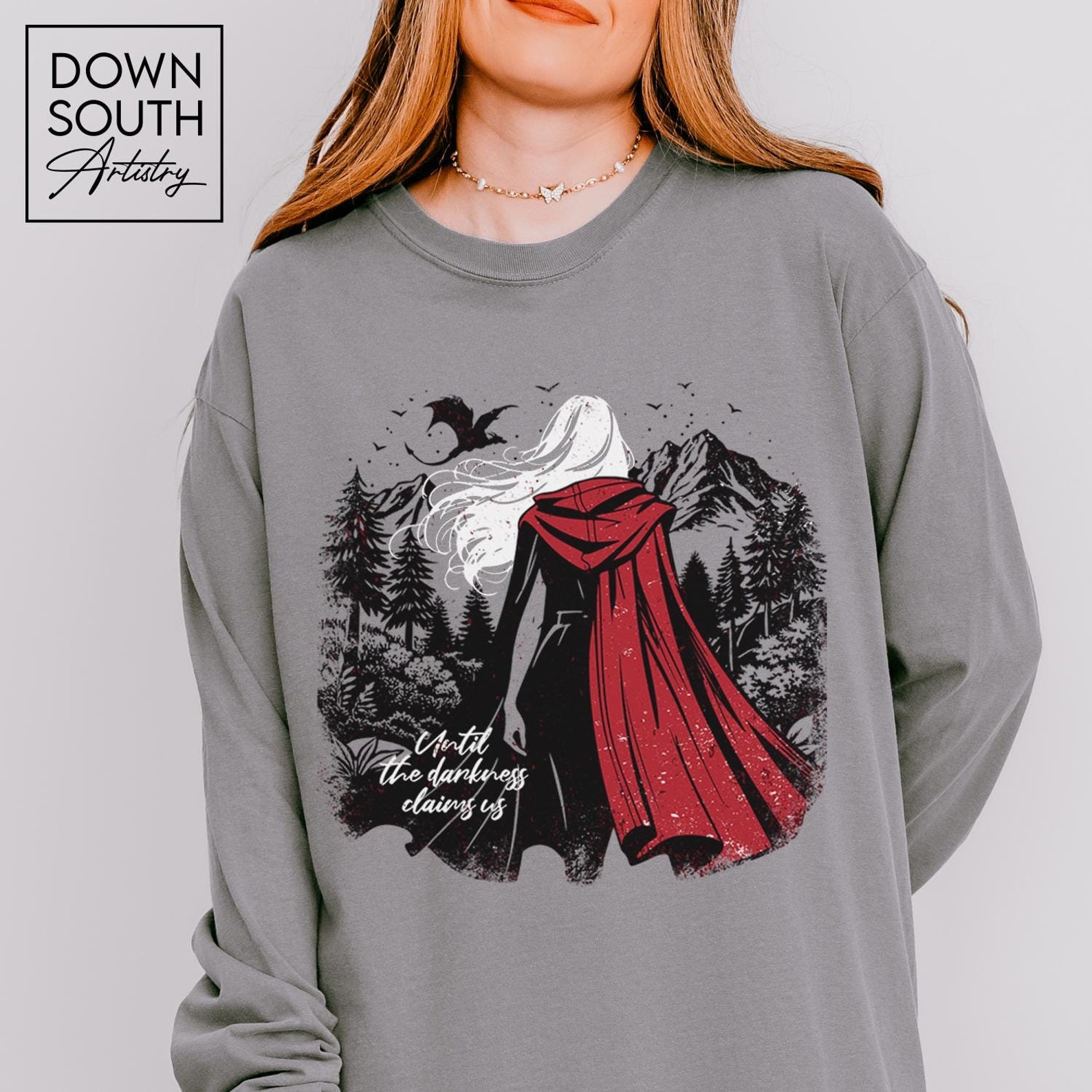 Manon Blackbeak Long Sleeve Comfort Colors Shirt - TOG Reader Top, the ...