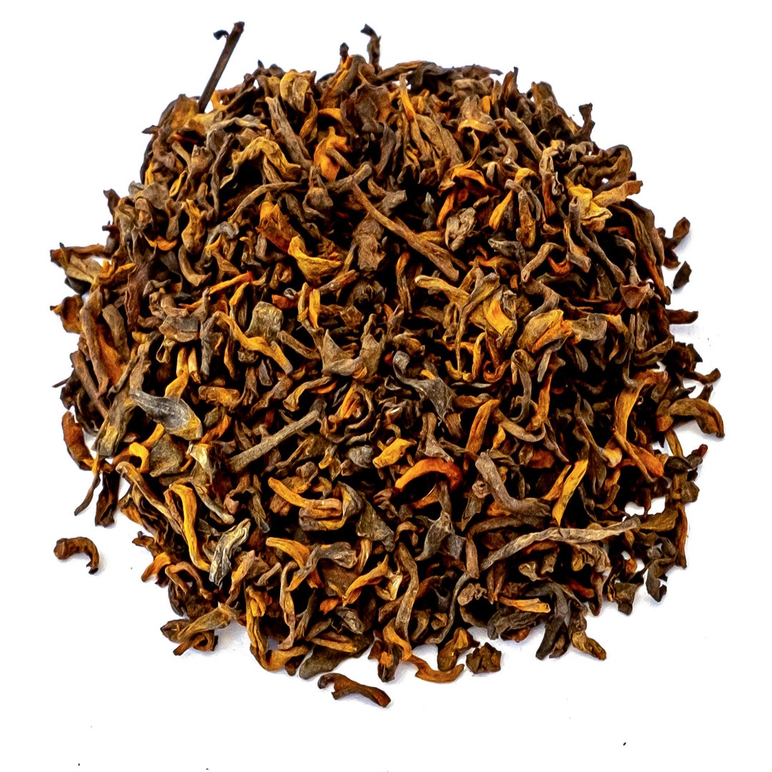 Golden Pu-erh Tea: 7 Year Vintage Black Loose Leaf Tea (50g) - Etsy