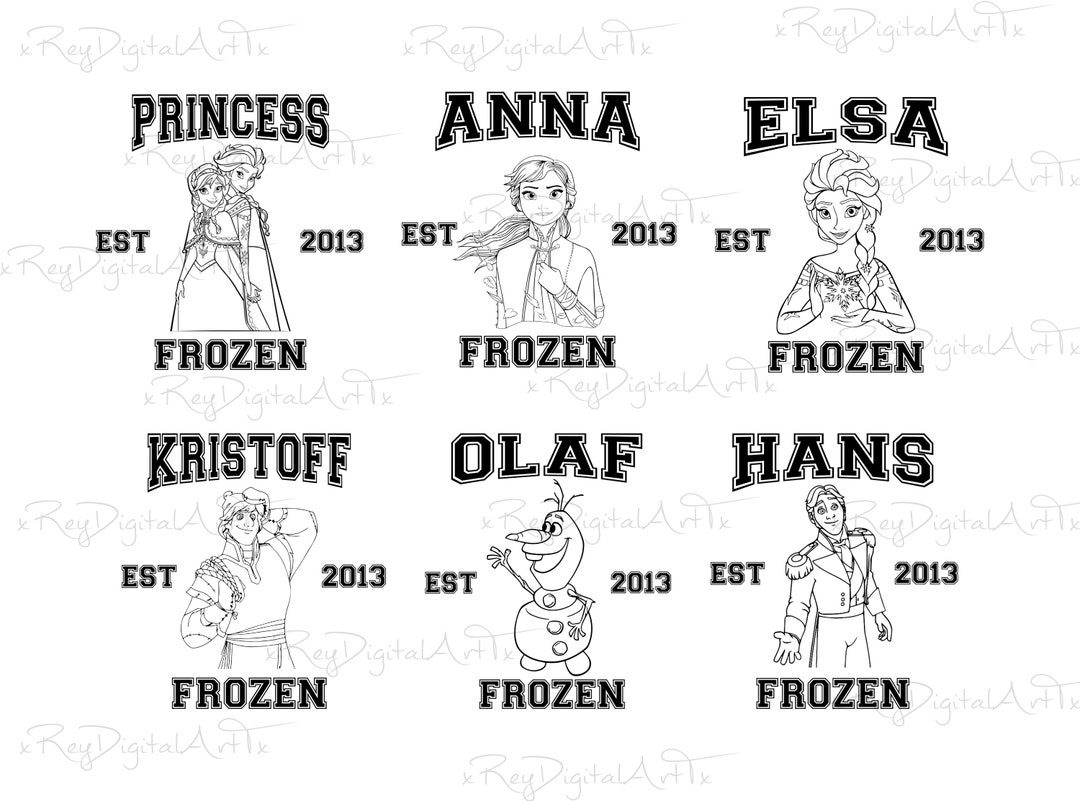 Frozen Png Bundle, Princess Png, Olaf Png, Elsa and Anna, Anna Png ...