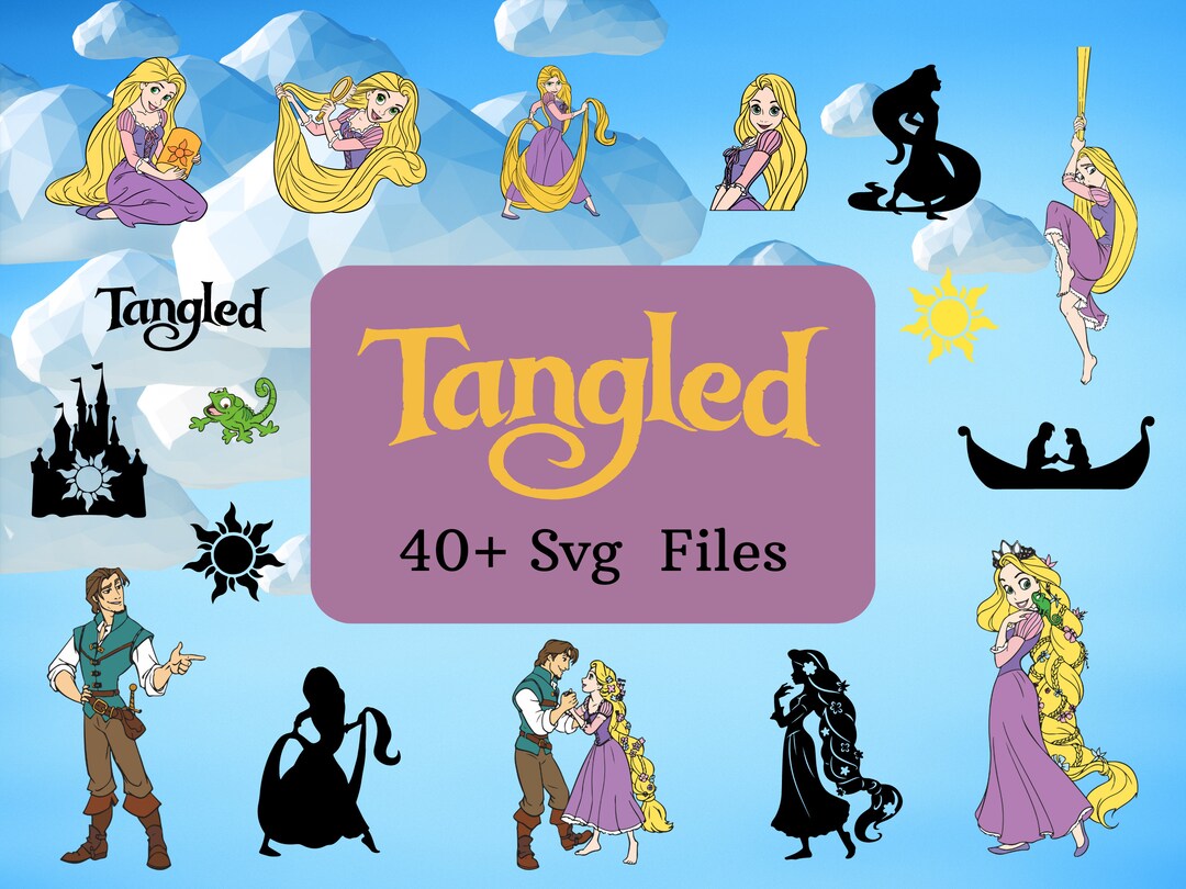 Rapunzel Svg, Tangled Svg for Cricut, Rapunzel Svg Bundle, Rapunzel ...