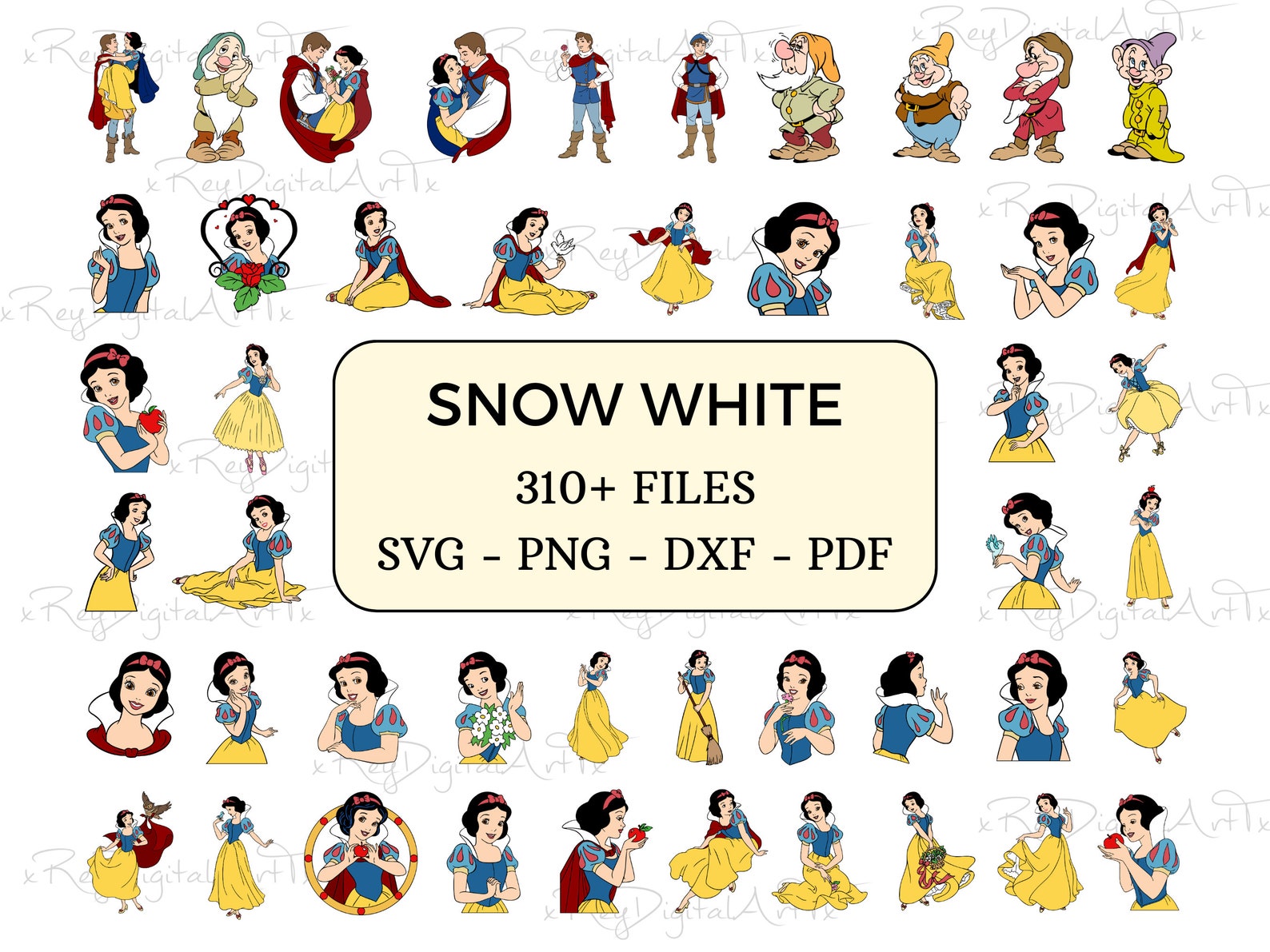 Snow White Svg Bundle, Snow White Svg, Snow White Party, Snow White ...