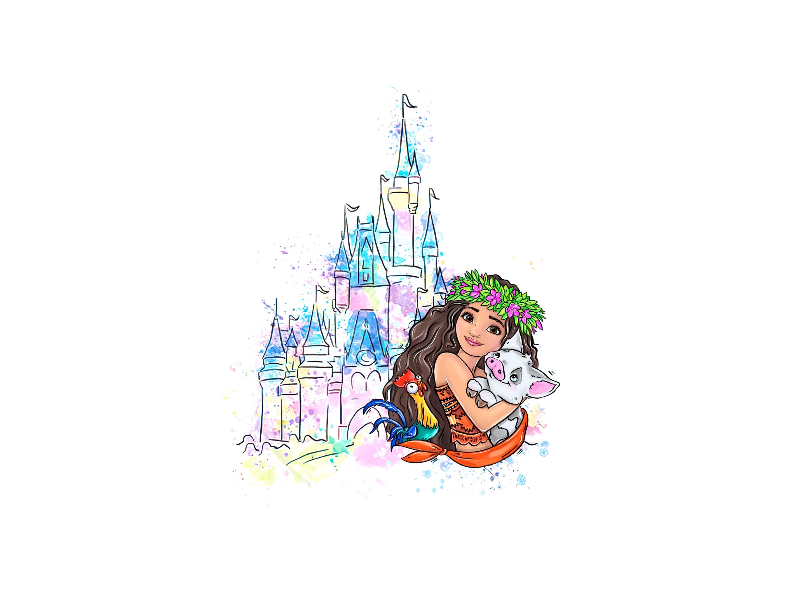 Moana Png, Princess Moana Png, Moana Invitation, Pvg Files for Cricut ...