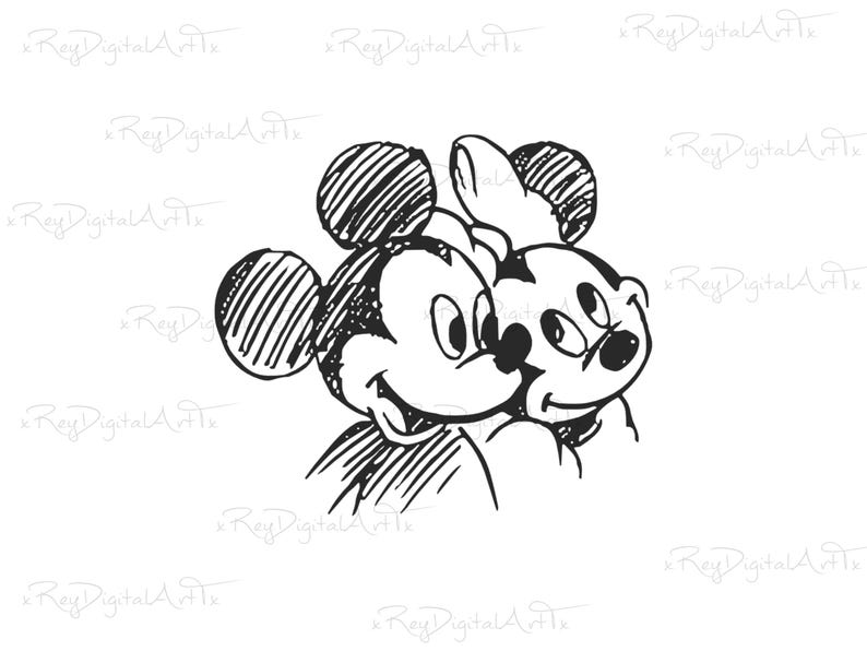 Paquete de bocetos Svg, bocetos de ratón Svg, archivos Svg para Cricut ...
