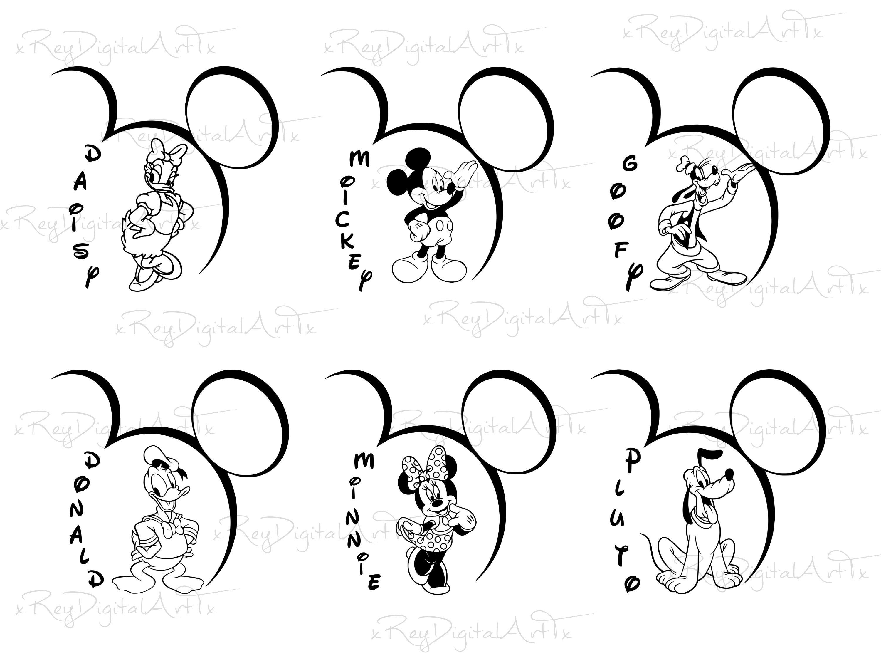 Mouse Friends Svg Bundle, Family Trip Svg 2024, Friends Shirt Svg ...
