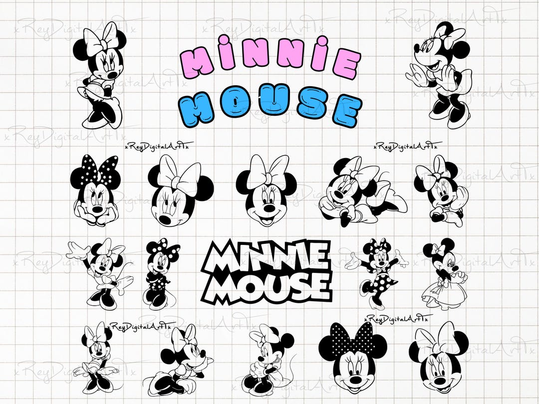 Mouse Svg Files, Mouse Silhouette, Svg Files for Cricut, Svg Files ...