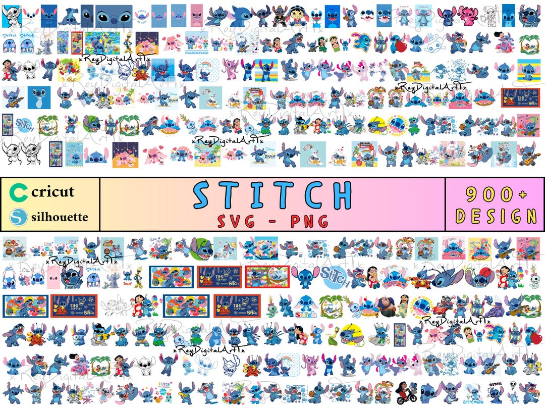 Stitch Svg Bundle, Svg Files for Cricut, Stitch Clipart, Stitch ...