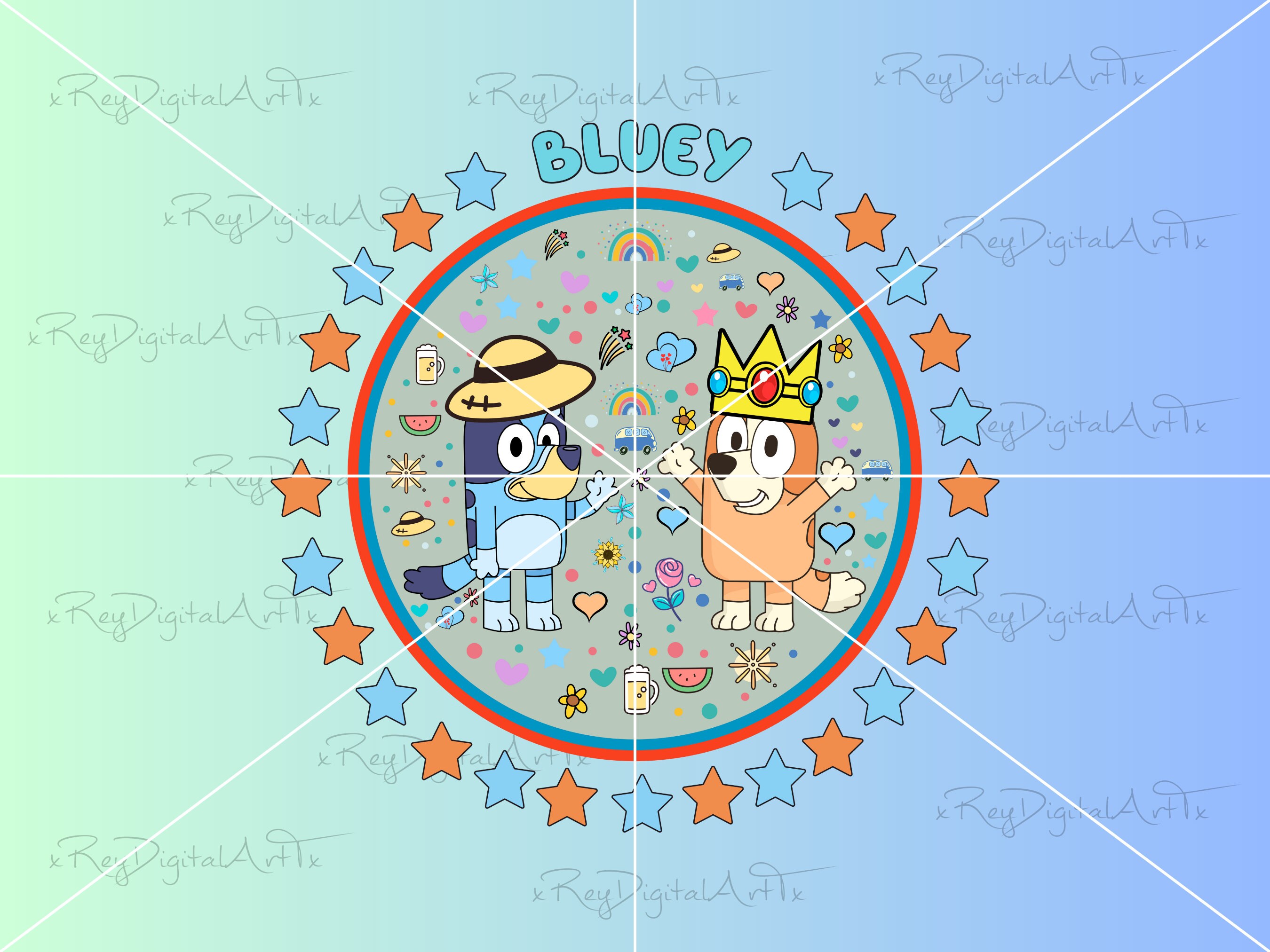 Bluey svg Bluey png Cumpleaños de Bluey Fiesta de Bluey - Etsy México