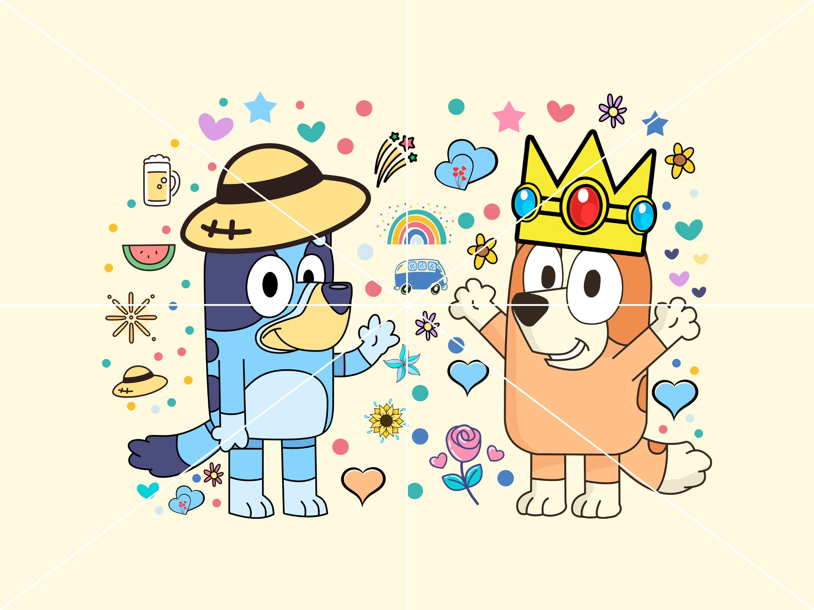 Bluey Png Bluey Party Bluey Bluey Birthday Bluey Svg Etsy Israel