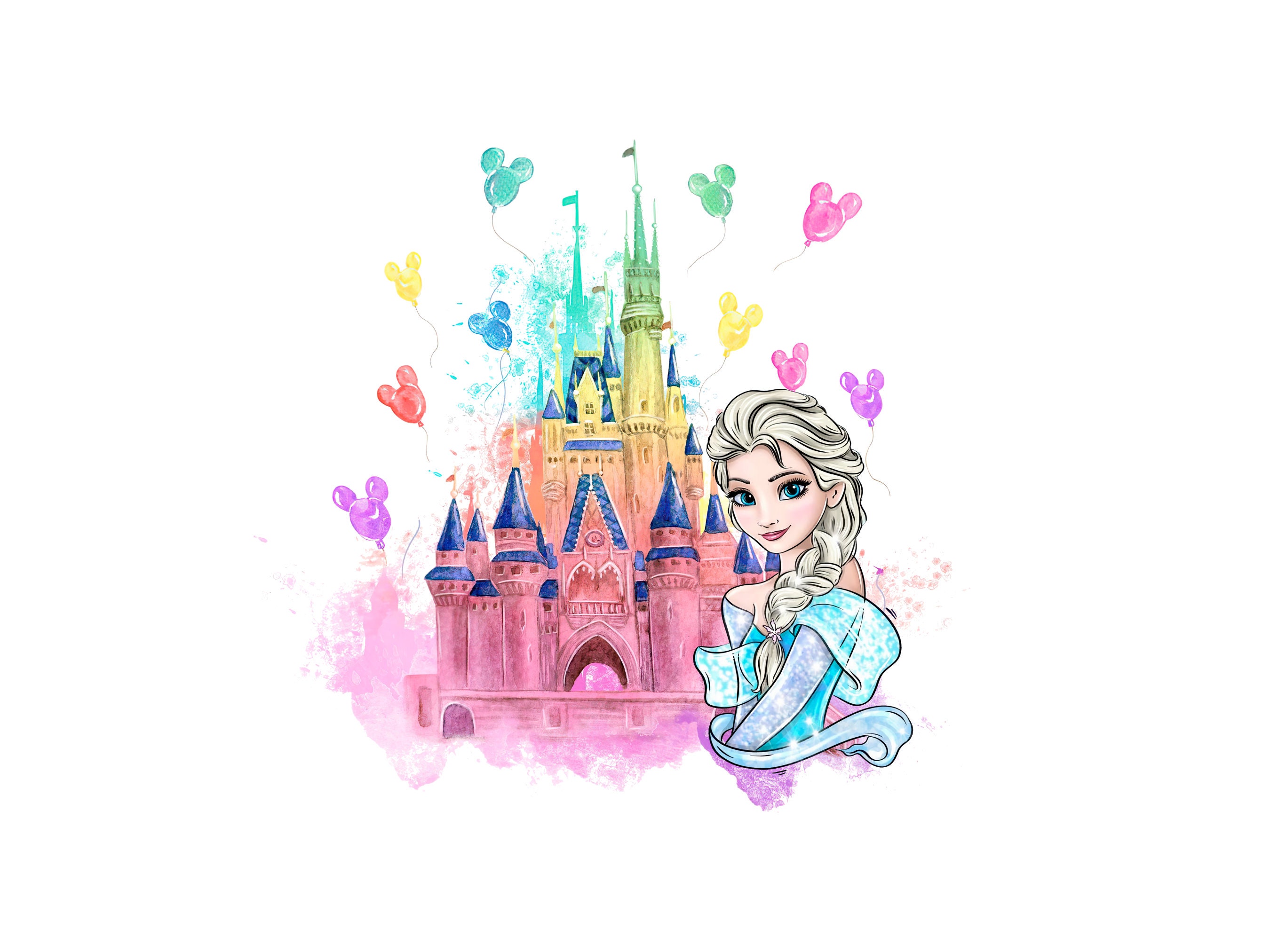 Princess Elsa Png Download Froen Princess Png Frozen - Etsy