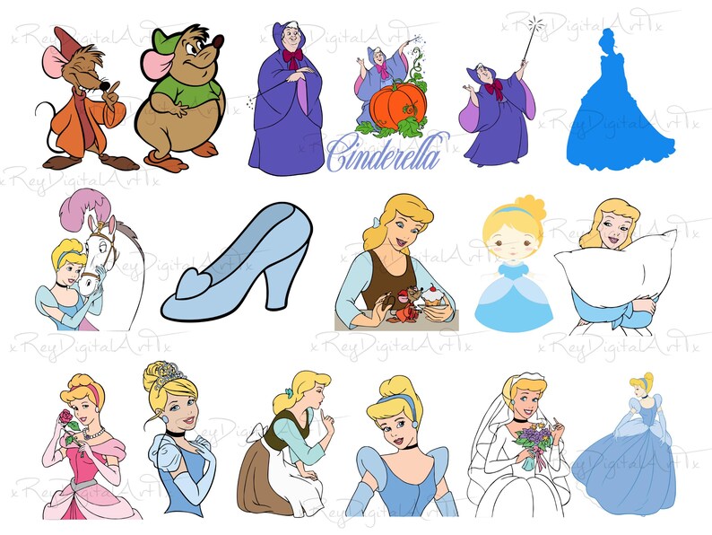 Cenicienta Svg, Archivos Svg Para Cricut, Diseño En Capas, Archivos ...