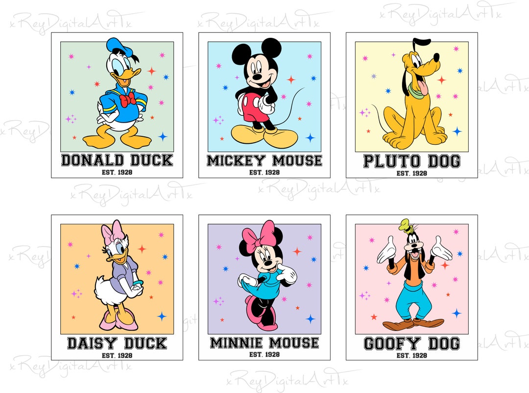 Bundle Mouse and Friends Png, Friends Squad Png, Vacay Mode Png, Family ...