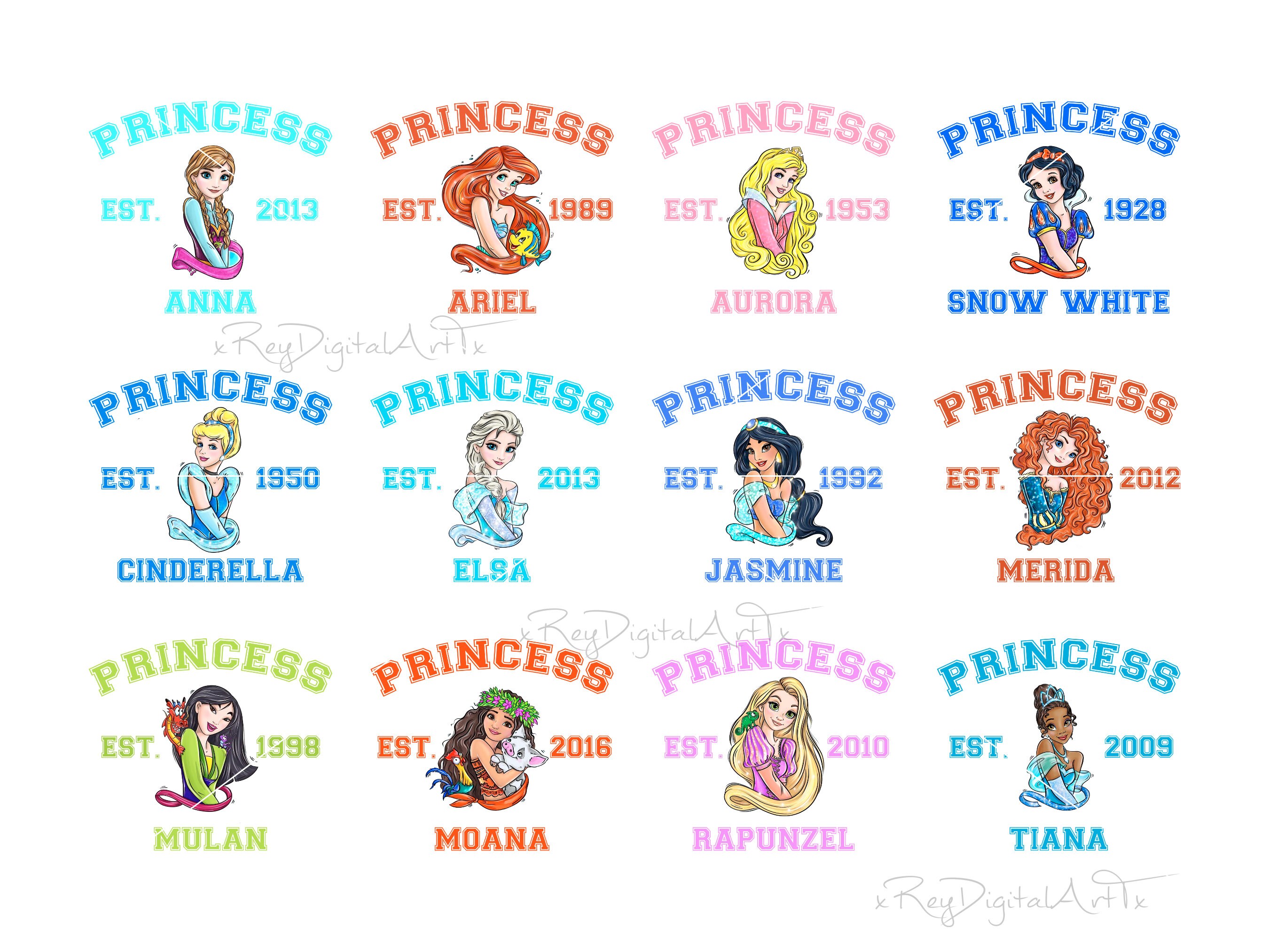 Princess Bundle Png Princess Png Girl Trip Png Best Day - Etsy
