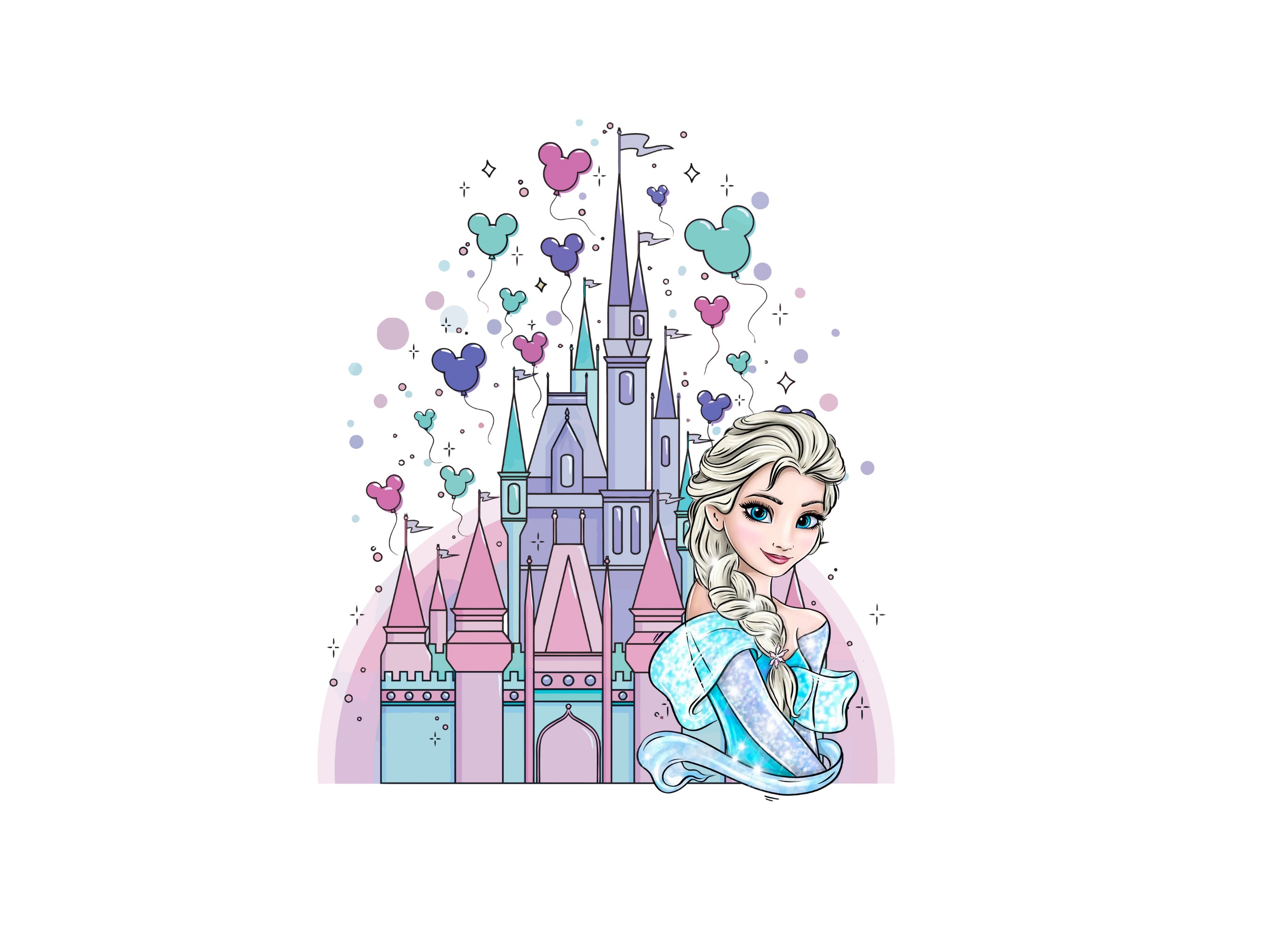 Princess Elsa Png Download Froen Princess Png Frozen - Etsy