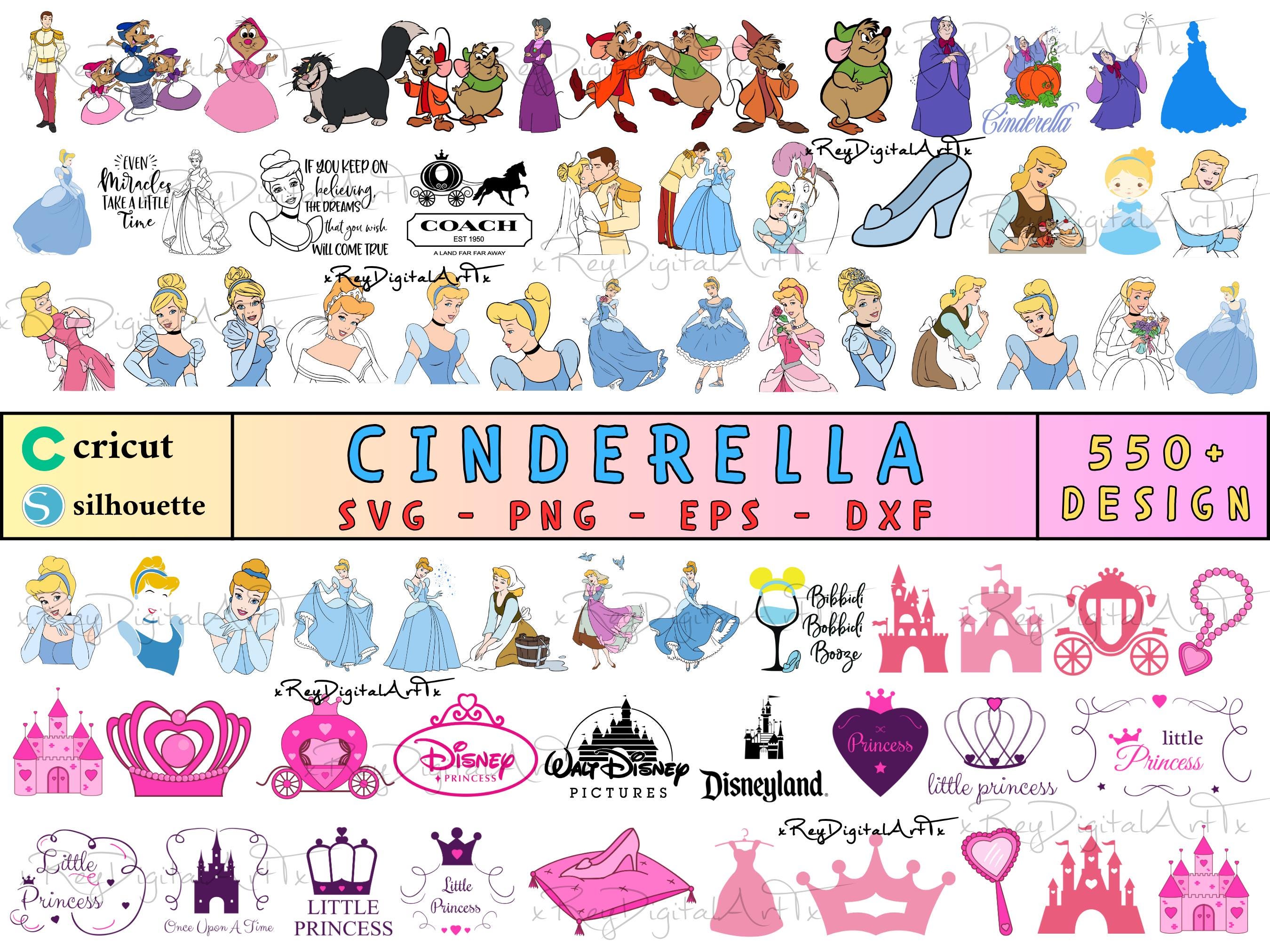 Cenicienta Svg, Archivos Svg Para Cricut, Diseño En Capas, Archivos ...