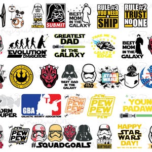 2500+ Star Wars Svg Bundle, Star Wars Clipart, Svg Files for Cricut ...
