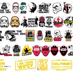 2500+ Star Wars Svg Bundle, Star Wars Clipart, Svg Files for Cricut ...
