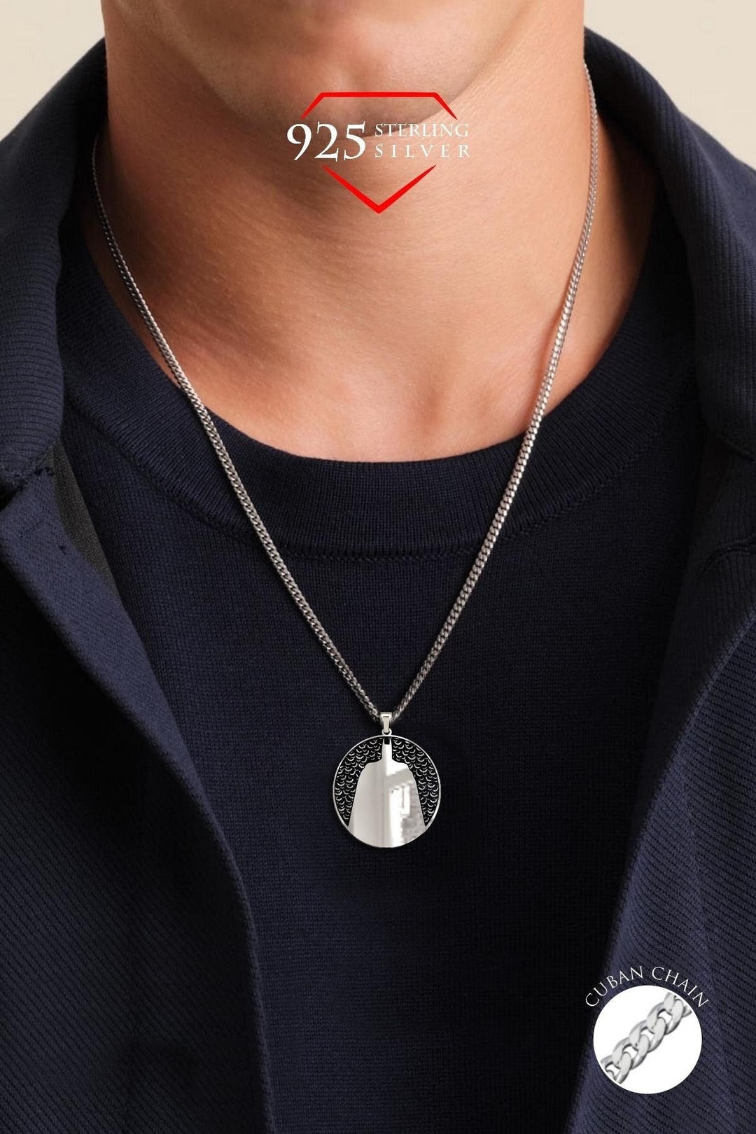 Batman Cuban Chain Necklace Comic Book Necklace DC Movie Necklace Gift ...