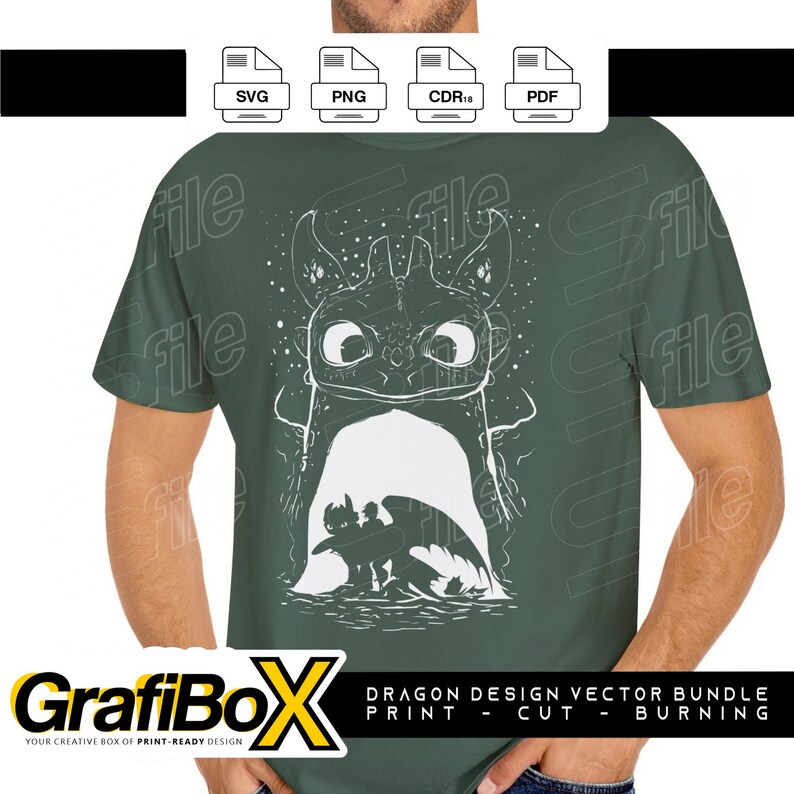 How to Train Your Dragon SVG PNG Bundle: Toothless & Hiccup Cut Files - Etsy Canada