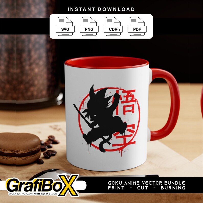 Goku Bundle SVG Cut Files PNG Print Ready: Dragon Ball Z Cut - Etsy