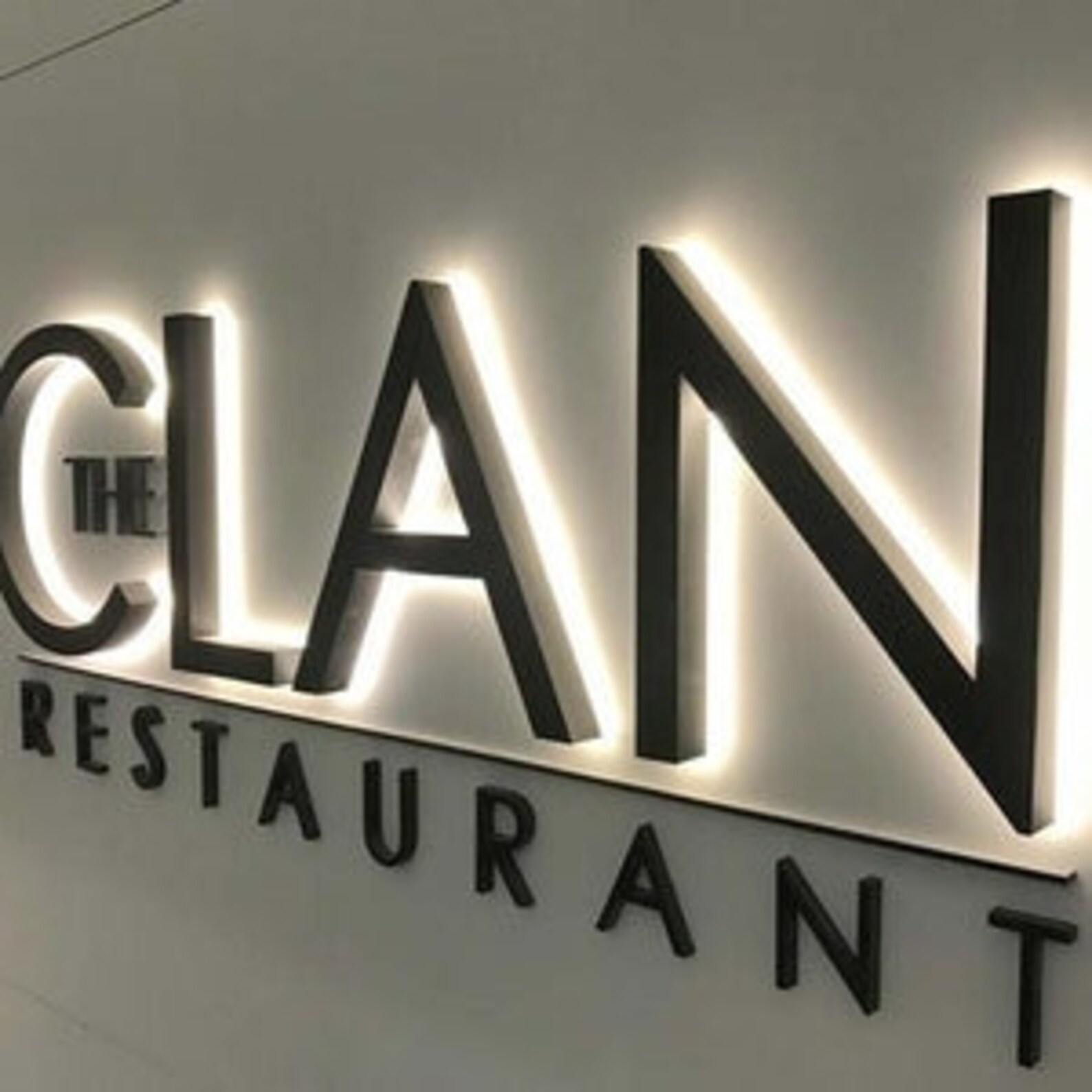 Custom Business Sign Backlit Metal Sign Customizable - Etsy