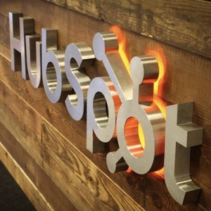 Custom Business Sign Backlit Metal Sign Customizable - Etsy