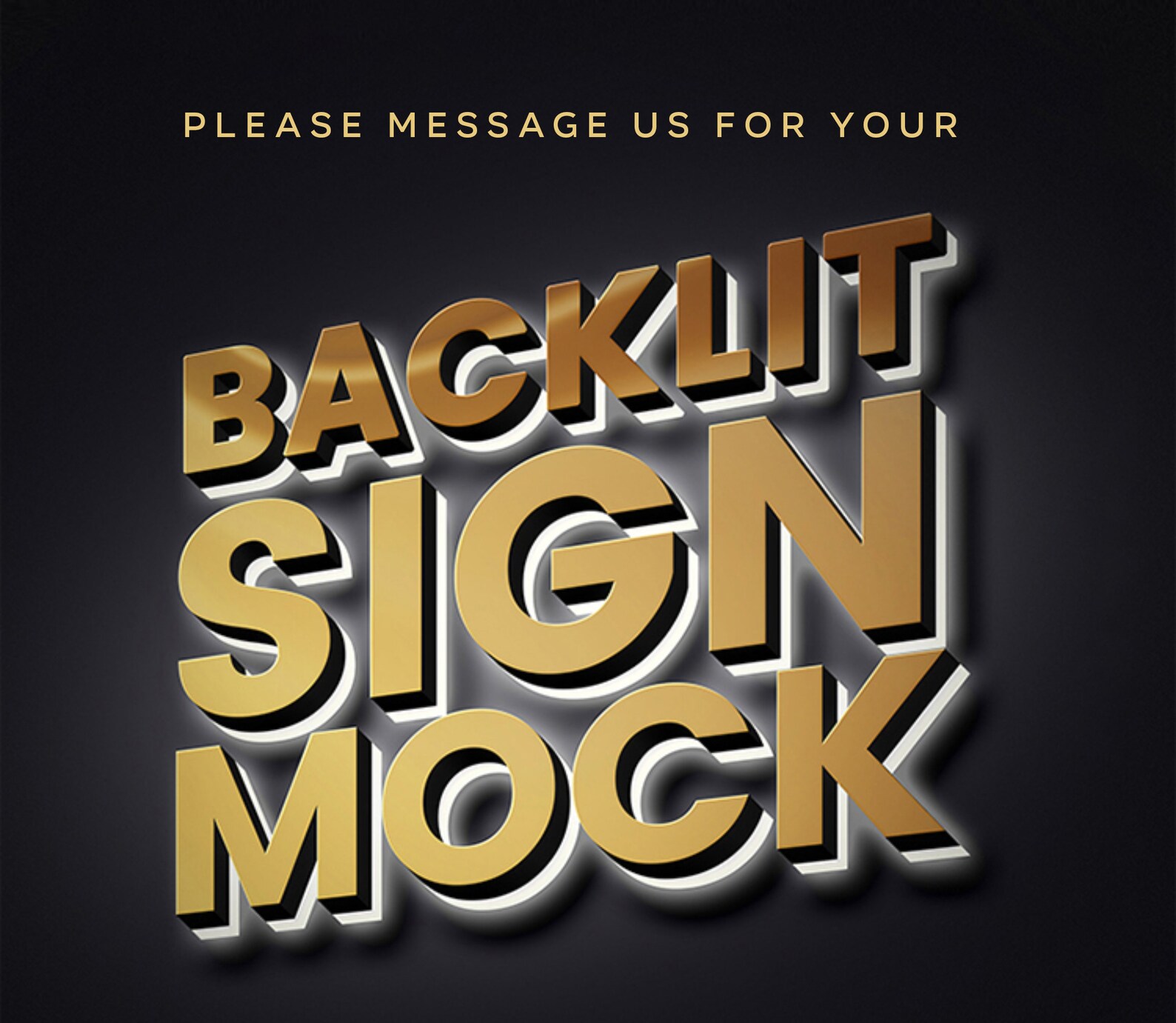 Custom Business Sign Backlit Metal Sign Customizable - Etsy