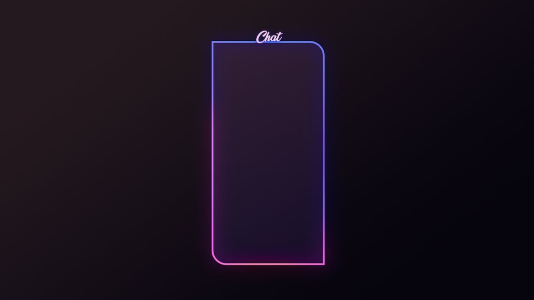 Chatbox | Blue - Purple | Gradient Fancy Chat - Box | 1000px X 600px ...