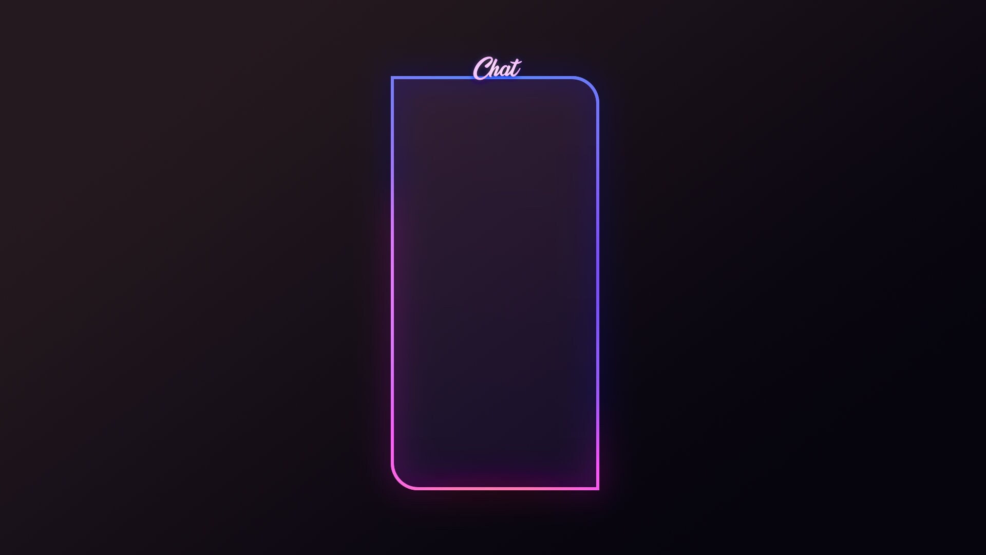 Chatbox | Blue - Purple | Gradient Fancy Chat - Box | 1000px X 600px ...