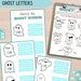 Ghost Letters Activity Lesson Kids, Phonics English Language, Silent ...