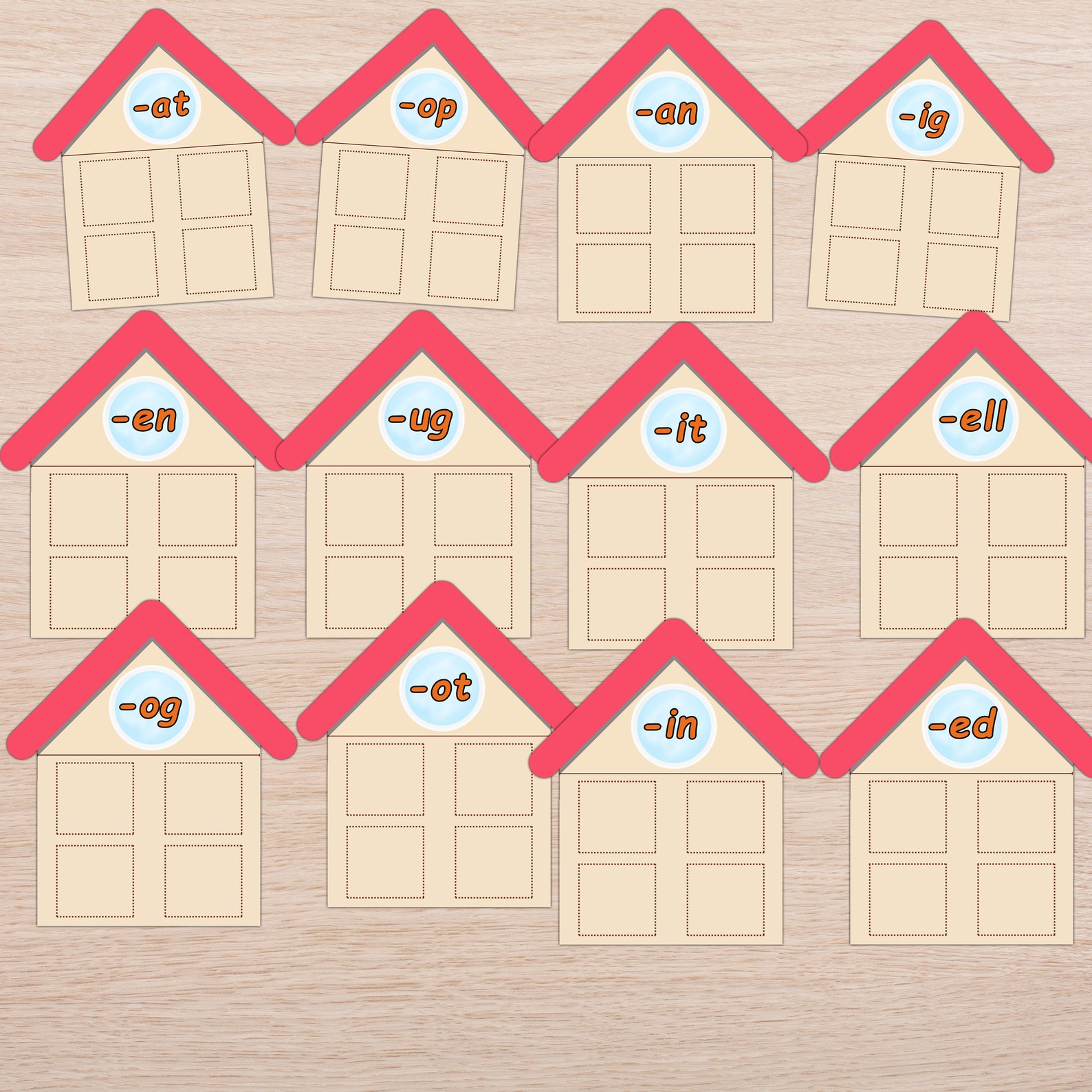 Word Family Activity Kids, Phonics Word Families, Rhymes Interactive ...