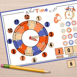 Learn to Tell Time Activity, Flashcards and Worksheets for Kids, Life ...