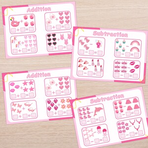 Pink Busy Book for Girls, Pink Girly Barbi Activities, Toddler Pre-k ...