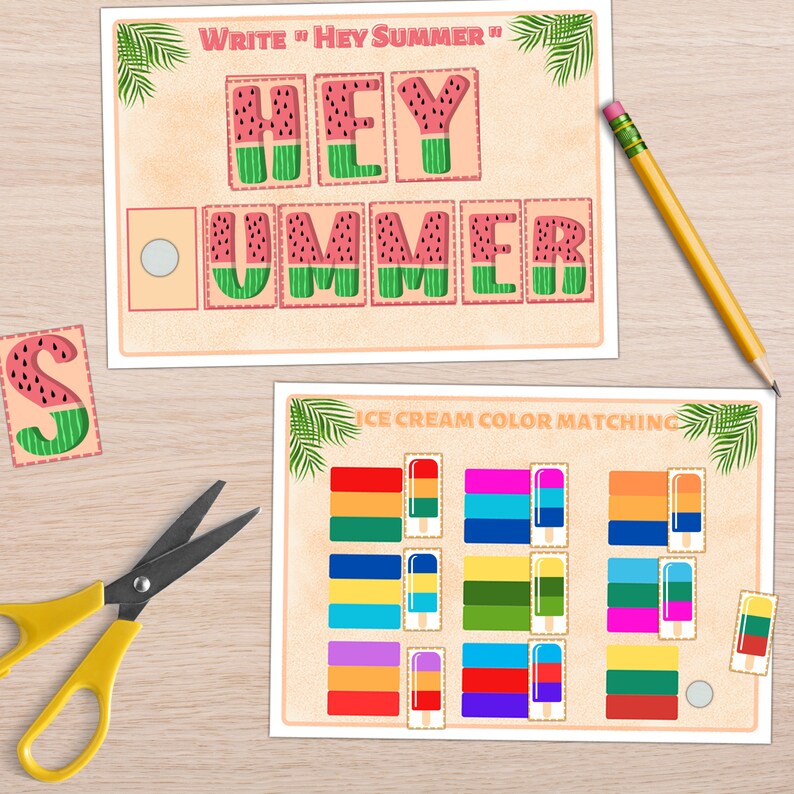Summer Busy Book, Road Trip Activity for Kids, Summer Homeschool ...