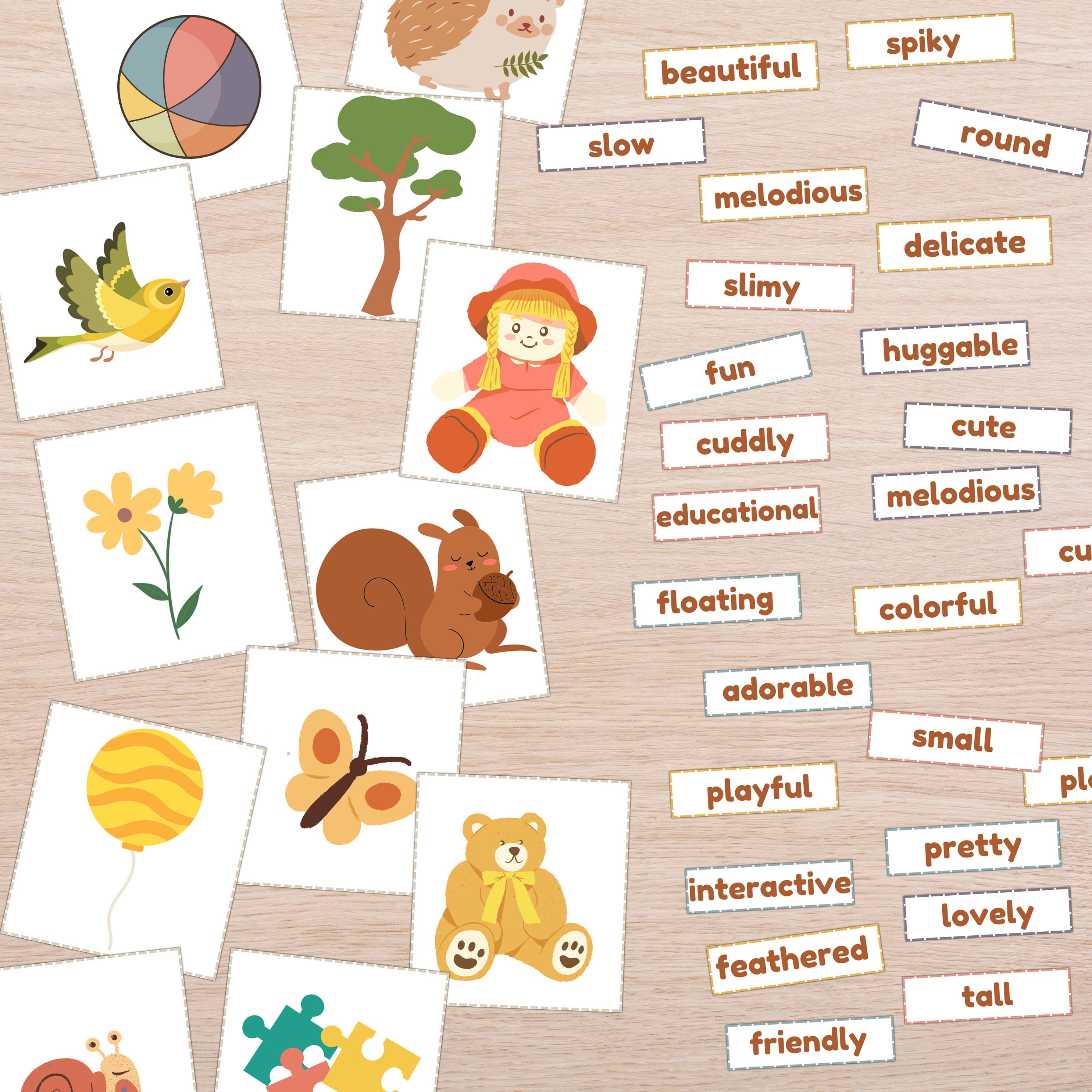 Adjective Kids Activity Page, Describe It, Parts of Speech, Interactive ...