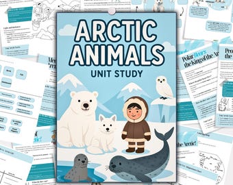 Polar Bear Unit Study: Life Cycle, Anatomy, Homeschool Printable ...