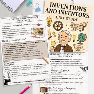 Inventions and Inventors Unit Study | Hands-on Activities, History ...