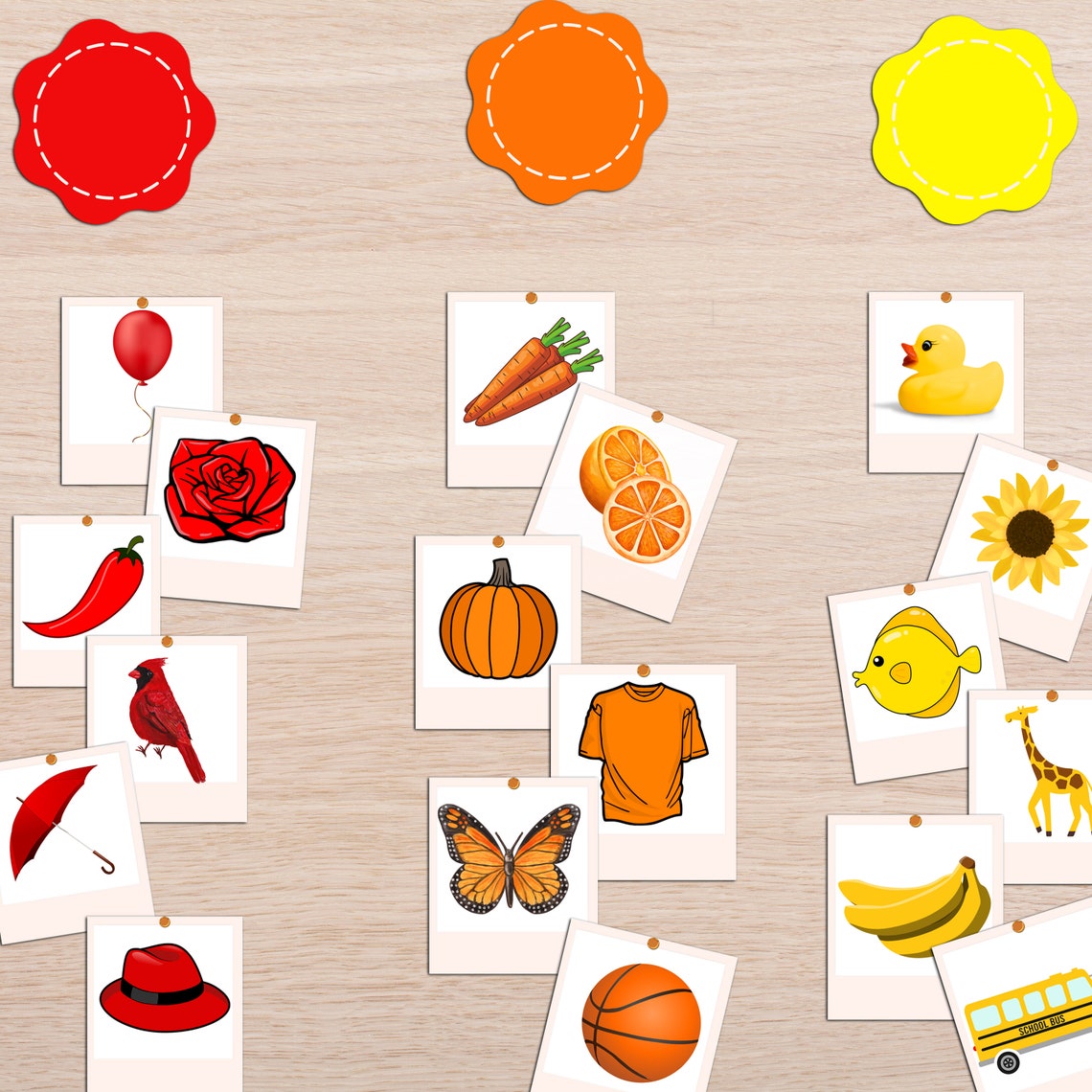 Printable Color Sorting Kid Activity, Cognitive Development Learning ...