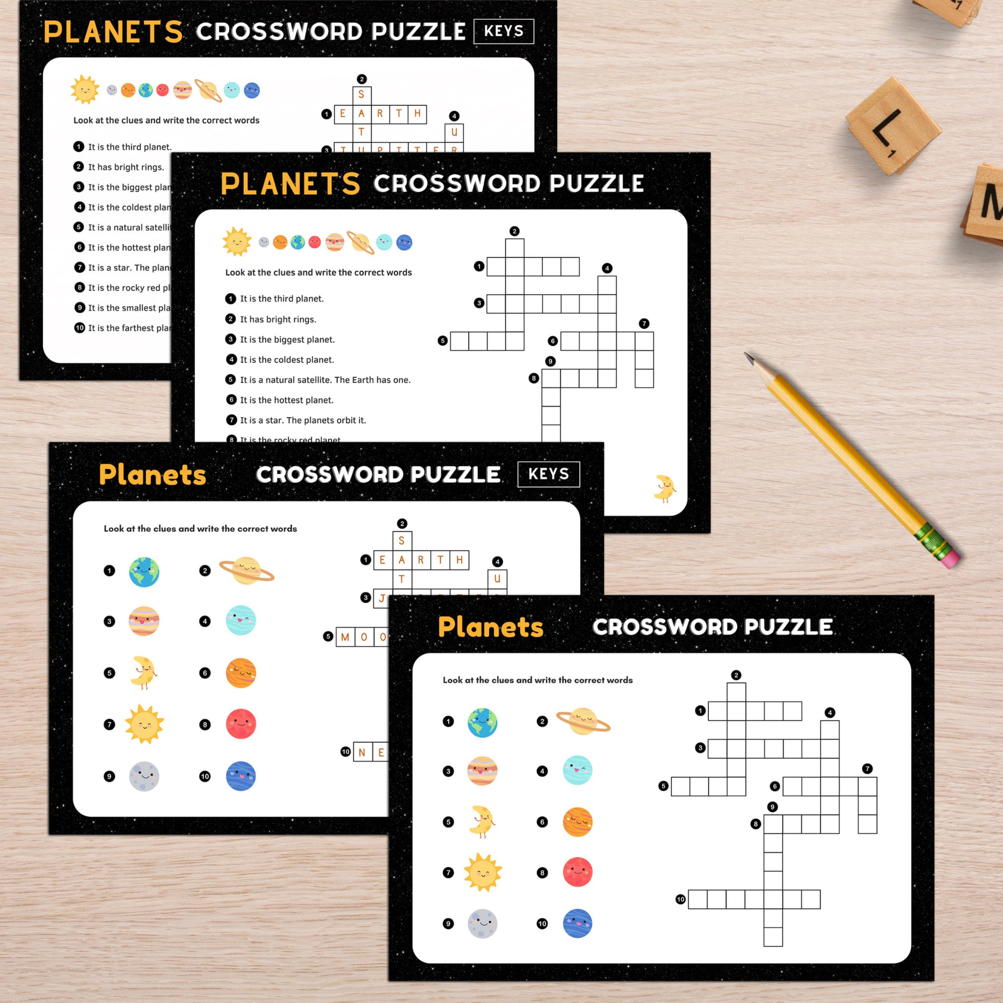 Solar System Learning Kit: Montessori Science, Astronomy Activity (PDF ...